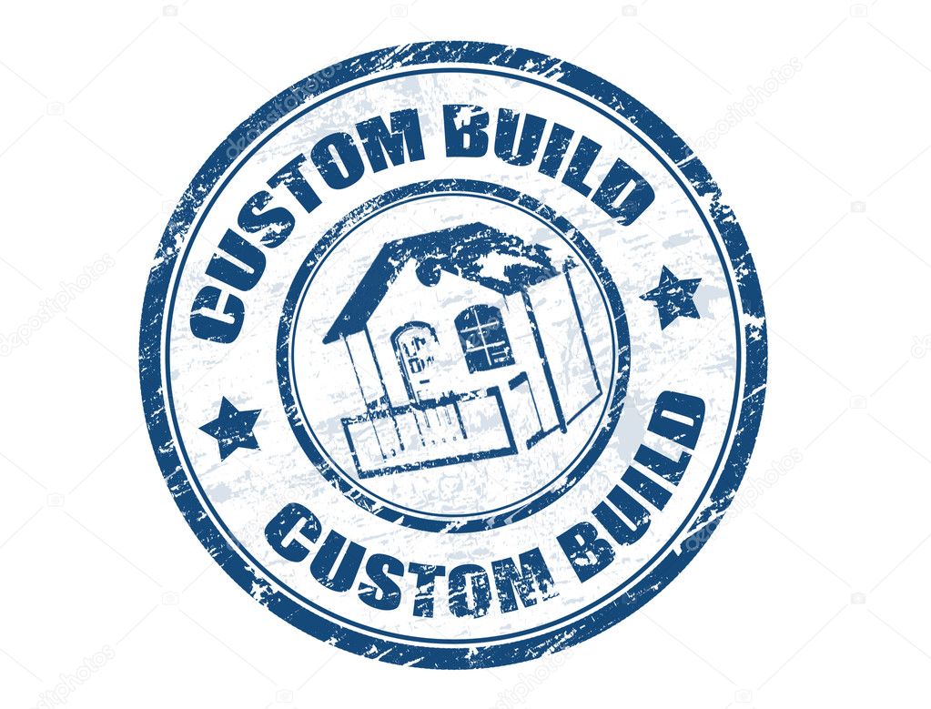 Sello de construcción personalizado Vector de stock por ©roxanabalint ...