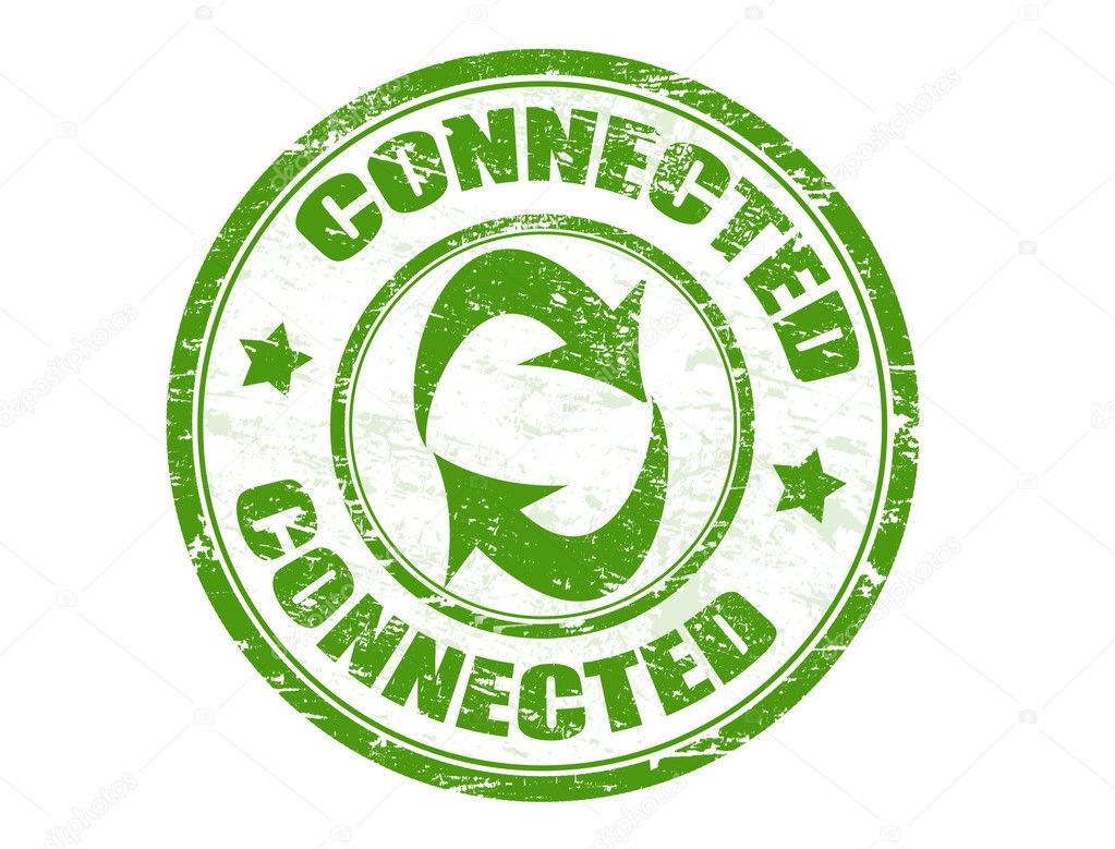 Connected stamp Stock Vector Image by ©roxanabalint #6581790