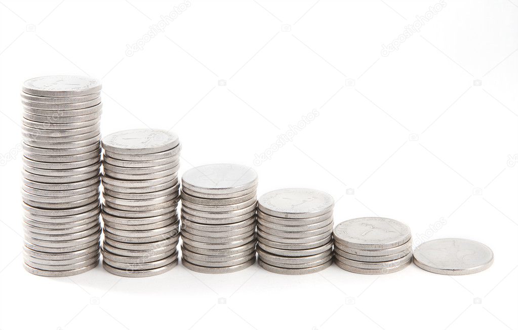 Coins diagram — Stock Photo © Marifa #6400117