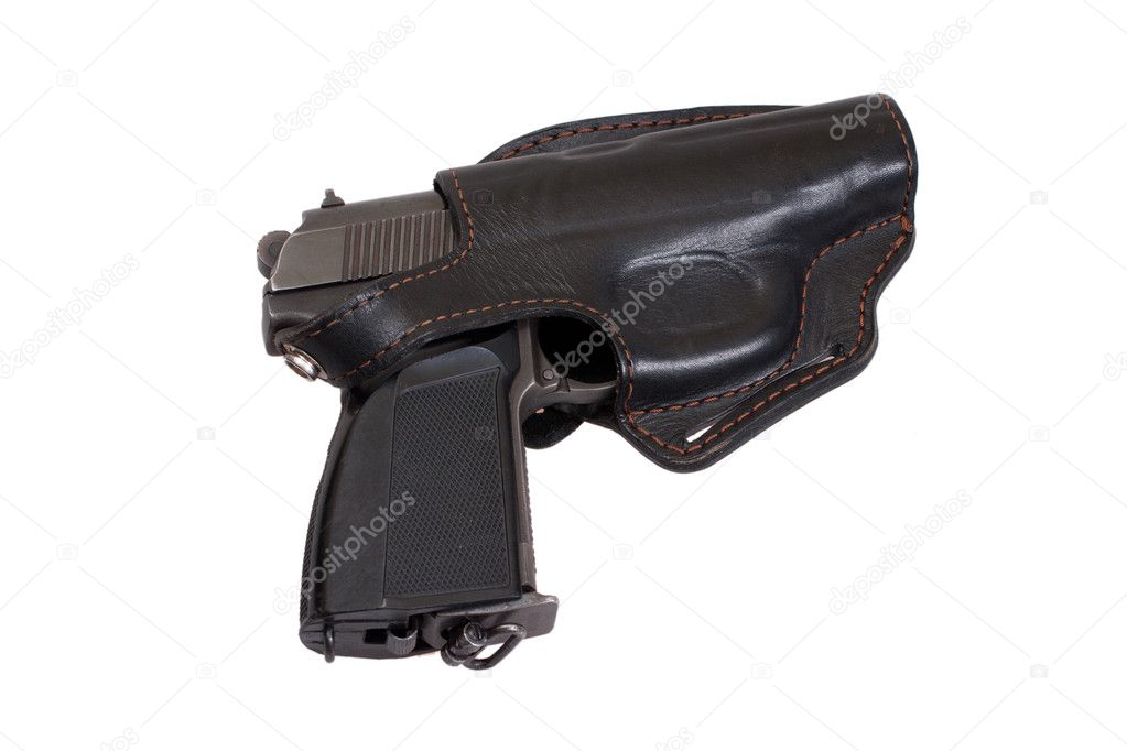 Russian handgun PMM-Makarov in a holster — Stock Photo © zim90 #5538020