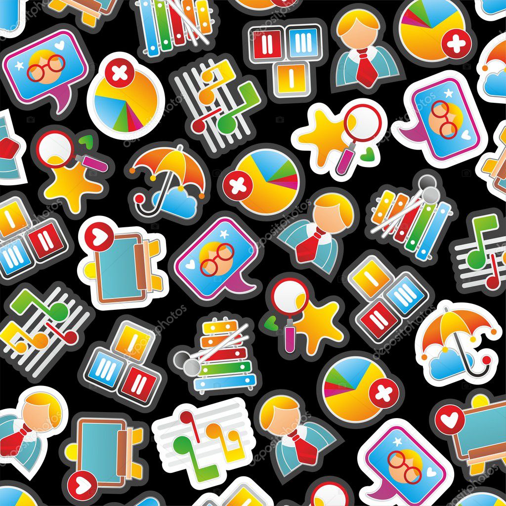 School beautiful background texture Stock Vector Image by ©zmitrbalt ...