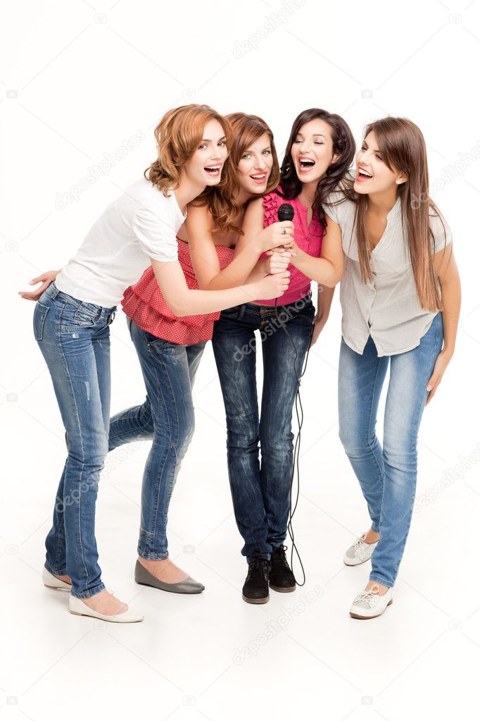 Singing and having fun — Stock Photo © shotsstudio #6078658