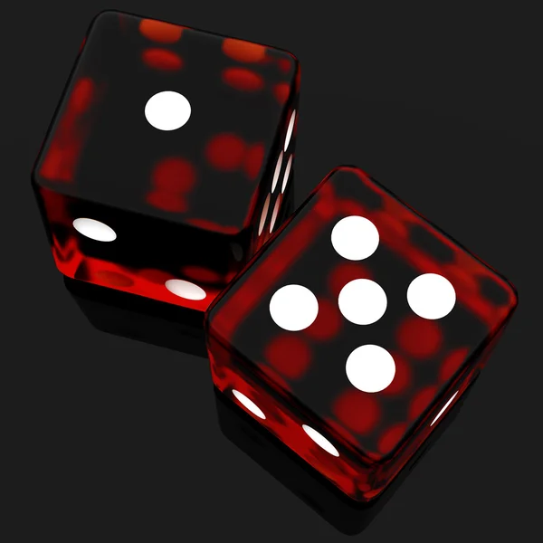 Red Dice — Stock Photo © Ijalin #5427600
