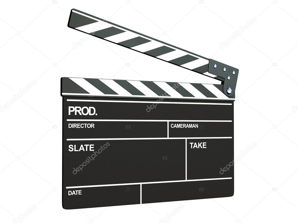Clapperboard ⬇ Stock Photo, Image by © GunnarAssmy #5701017