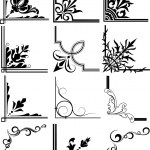 Foliage Frame Corner Designs Stock Vector Image by ©baavli #6126859
