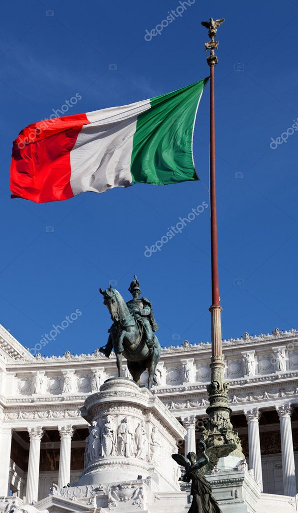 Italian Flag — Stock Photo © novelo #6478267