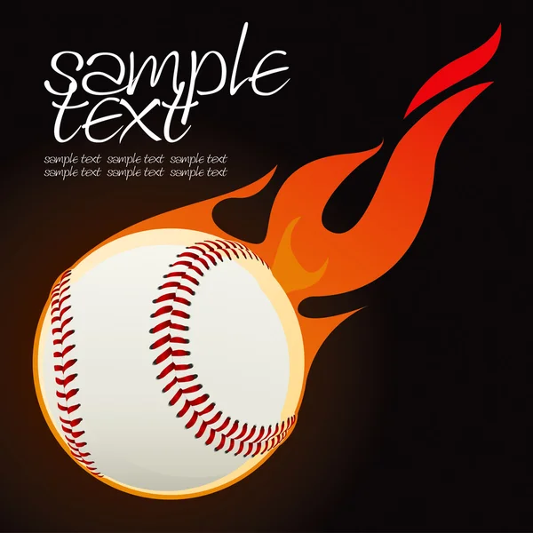 Fire baseball Vector Art Stock Images | Depositphotos