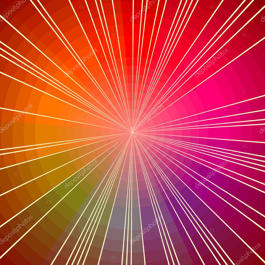 Red hot sun, vector abstract background Stock Vector Image by ...