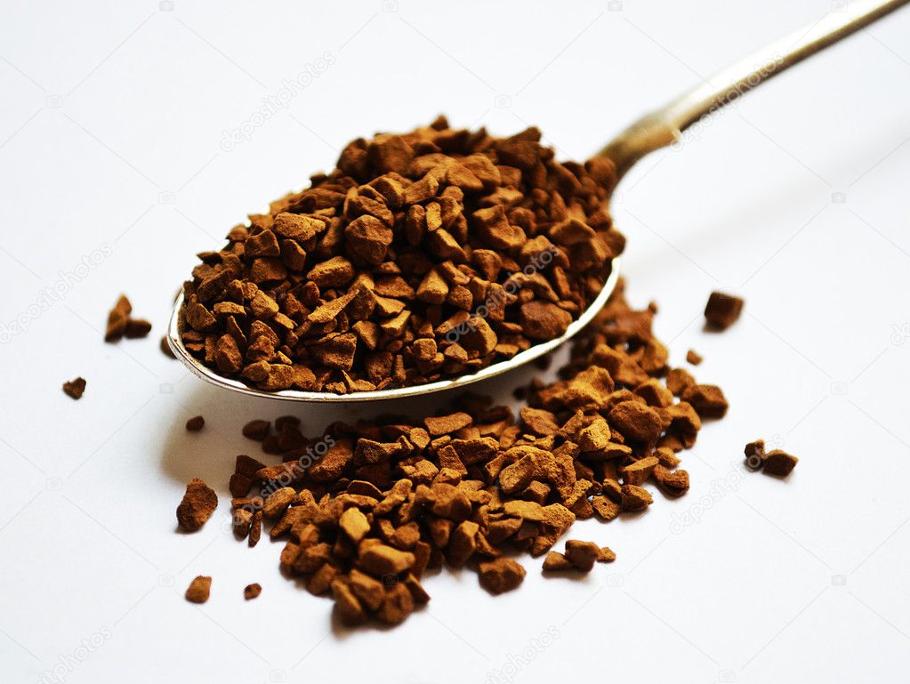 Instant coffee in a spoon Stock Photo by ©arevhamb 6674405