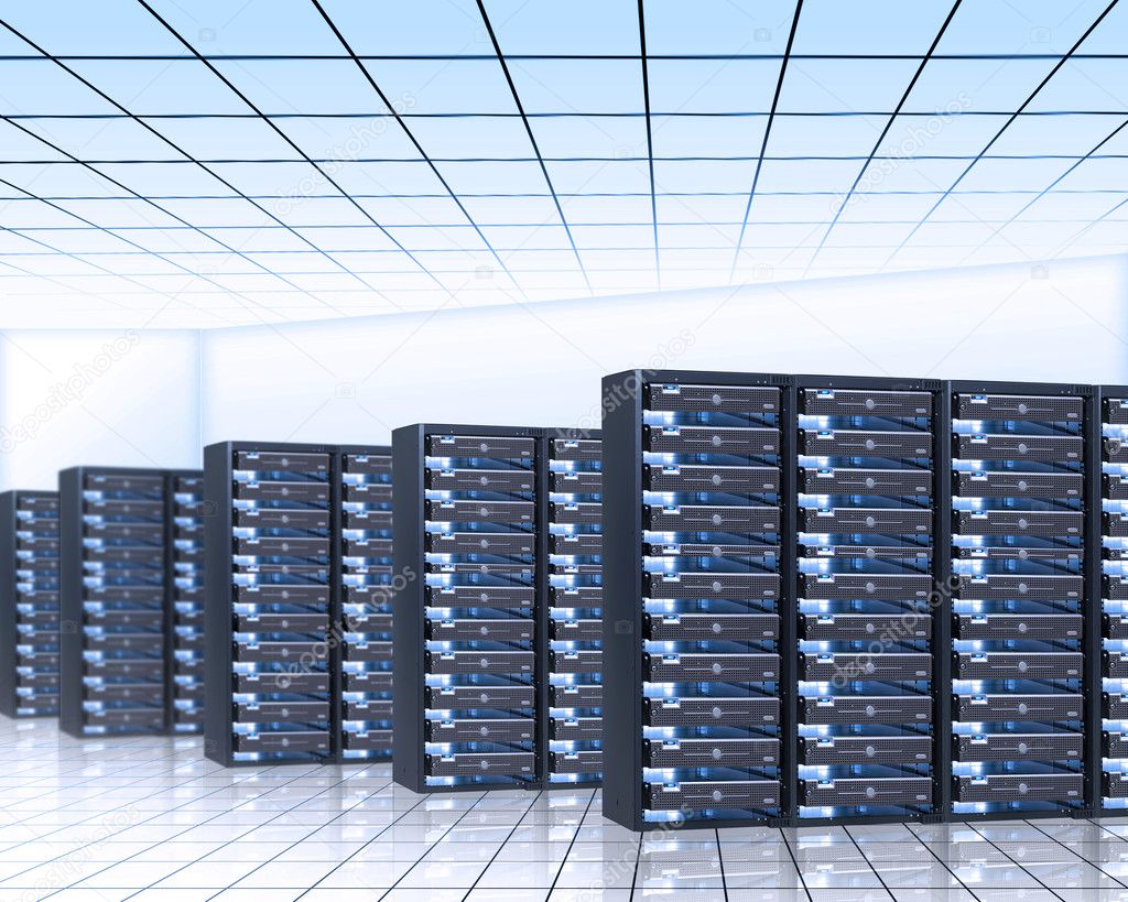 Server room Stock Photo by ©crstrbrt 5798520
