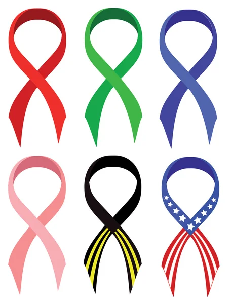 Social awareness ribbons Vector Art Stock Images | Depositphotos