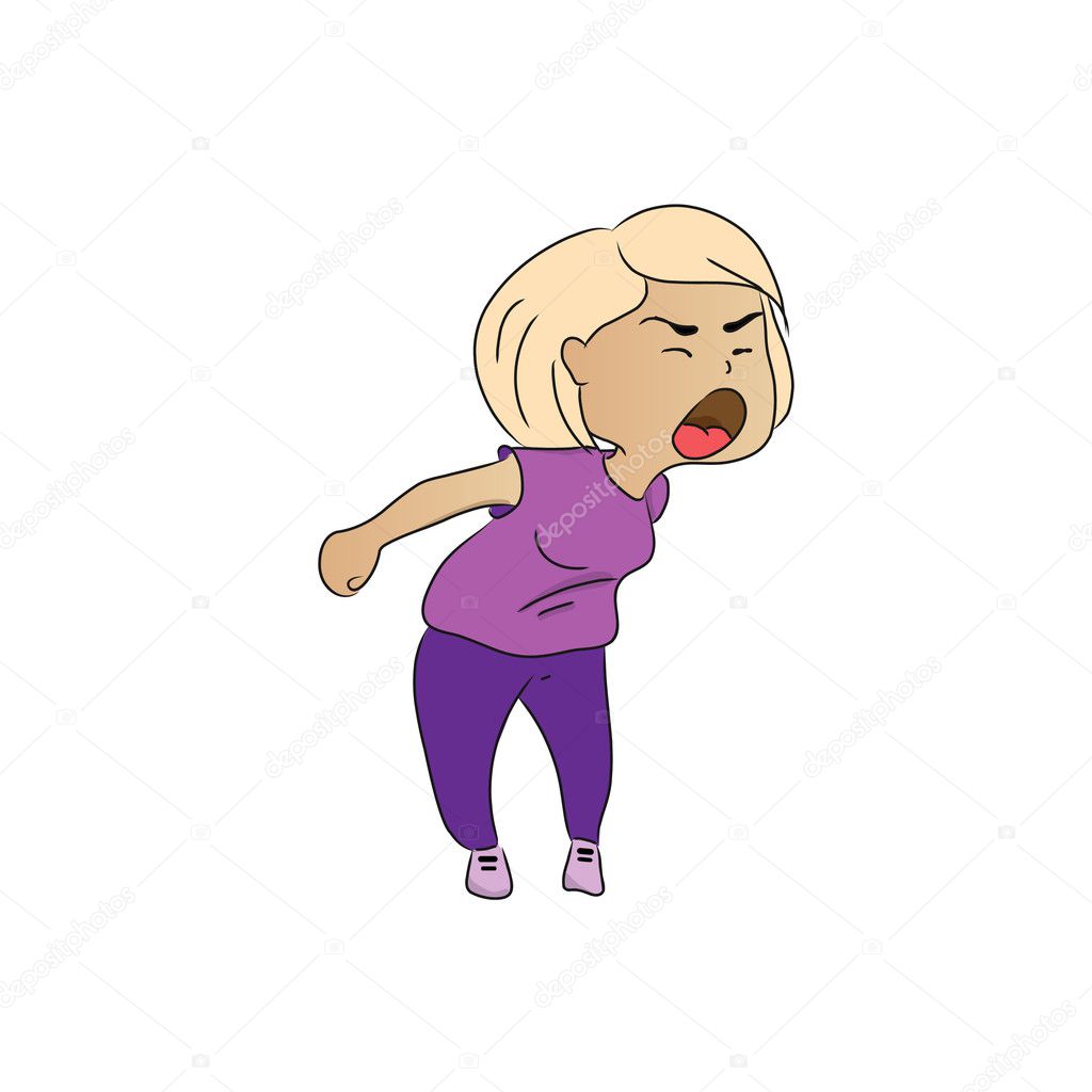 Cry Girl Vector — Stock Vector © Mistuk13 6395737