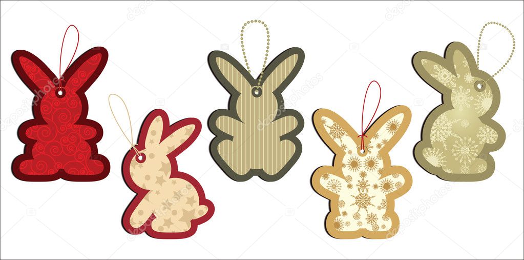Sales Tag Rabbits Stock Vector Image by ©Mur34 #6608056