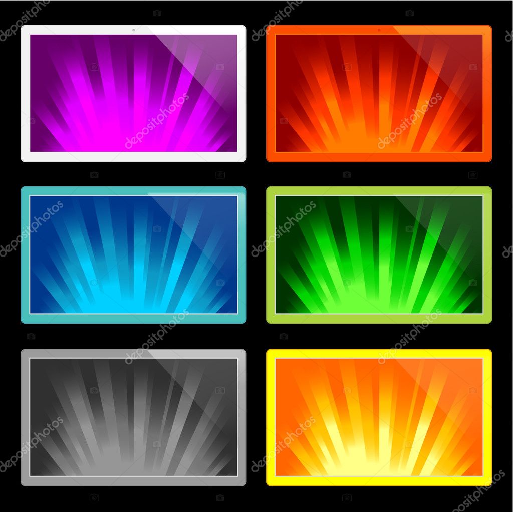 Illustration of rays of light Stock Vector Image by ©alekup #6052736