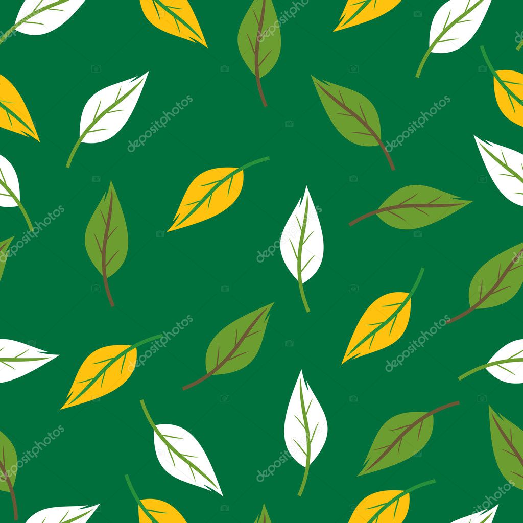 Seamless leaves texture — Stock Vector © panambapro #5459737 Seamless leaves texture — Stock Vector © panambapro #5459737
