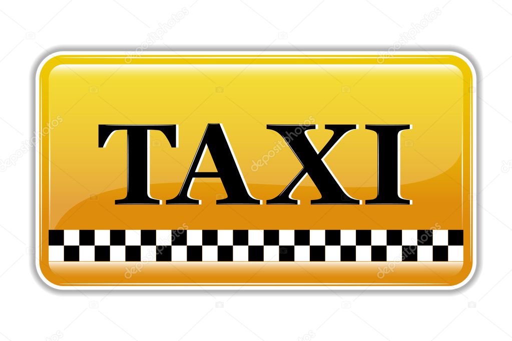 Symbole de taxi — Image vectorielle vectomart © #5862138