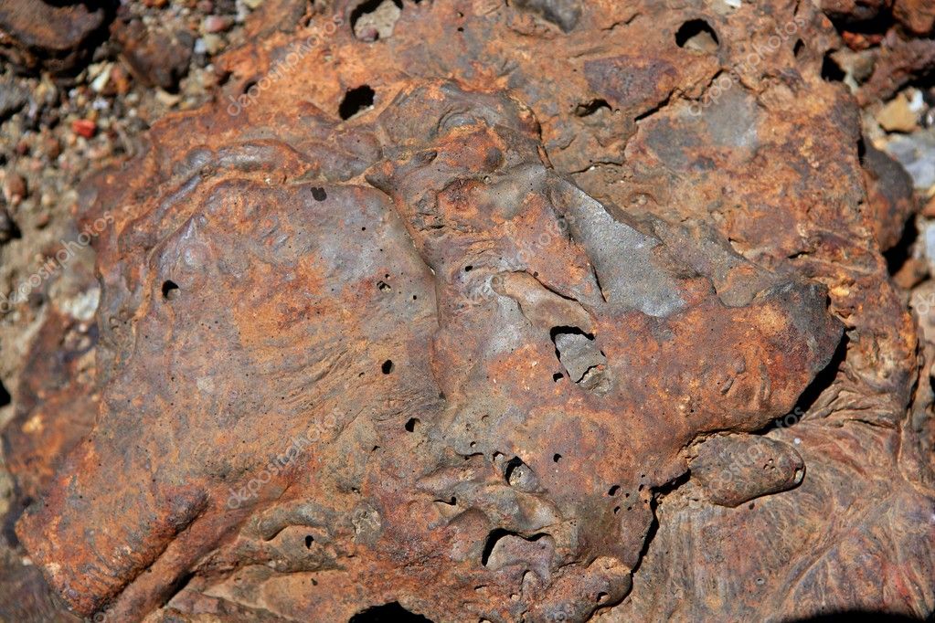 Iron rusty steel mineral stone macro — Stock Photo © lunamarina #5505092