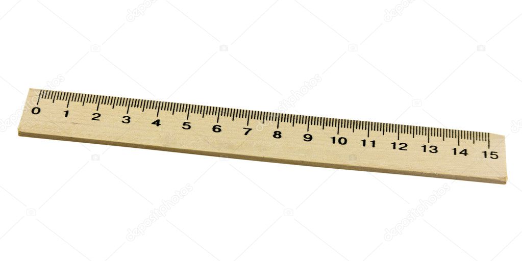 Metric wood ruler — Stock Photo © mrHanson #5857235