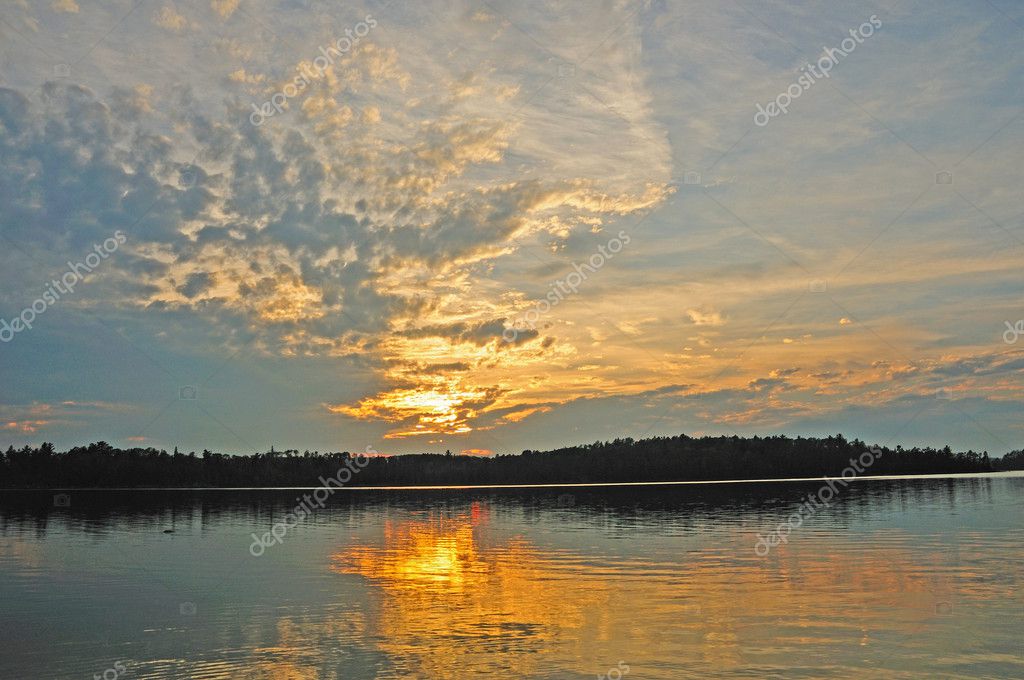 Sunet in canoe country Stock Photo by ©wildnerdpix 6104212