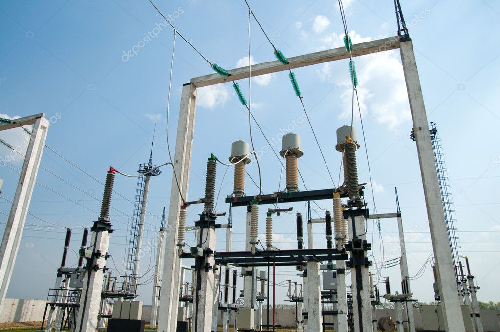 High-voltage substation Stock Photo by ©mycola_adams 5580041