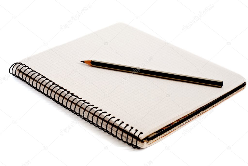 Pencil and notebook — Stock Photo © gorielov #5416493