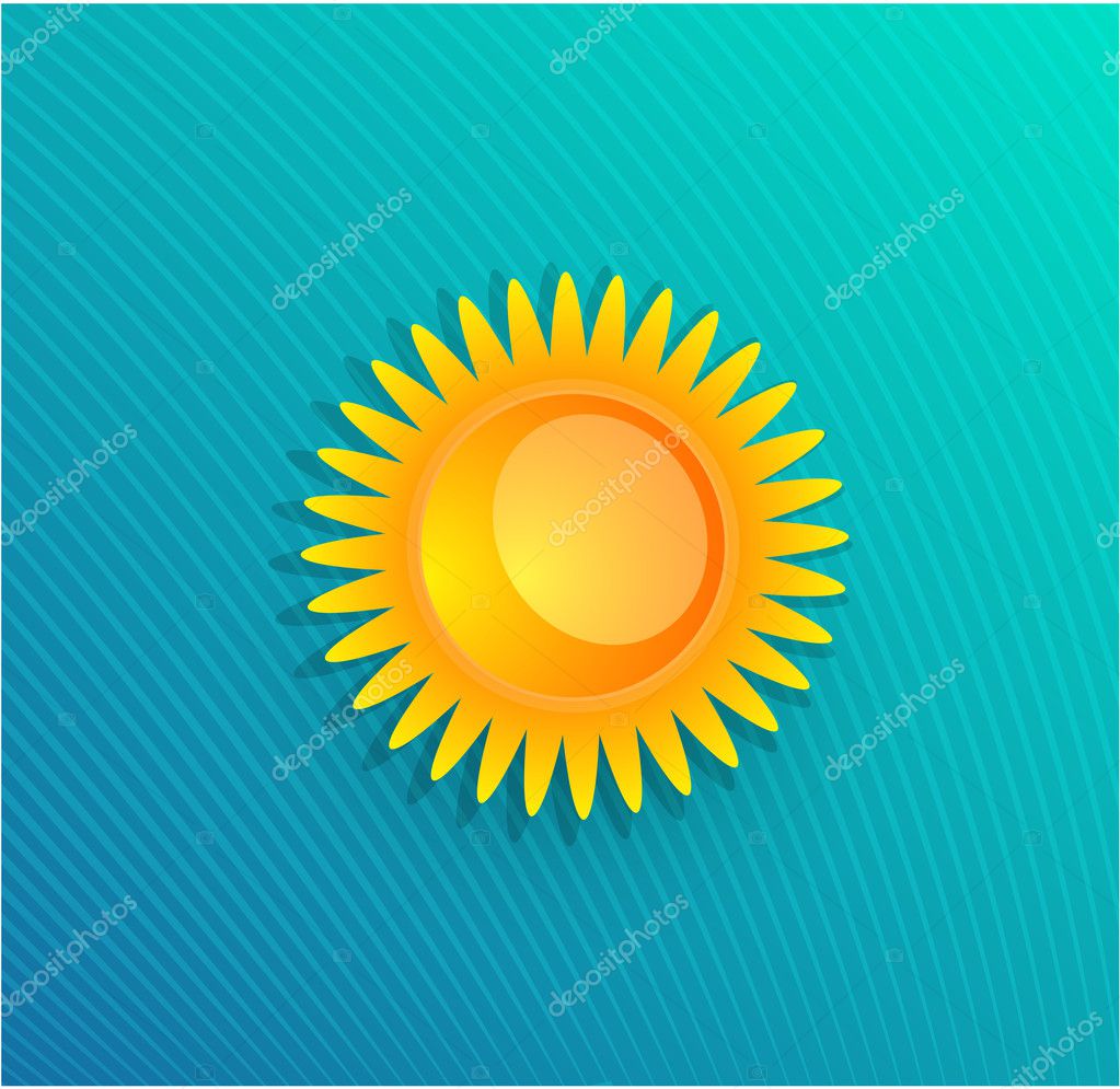 Yellow sun vector background Stock Vector by ©akomov 6182077