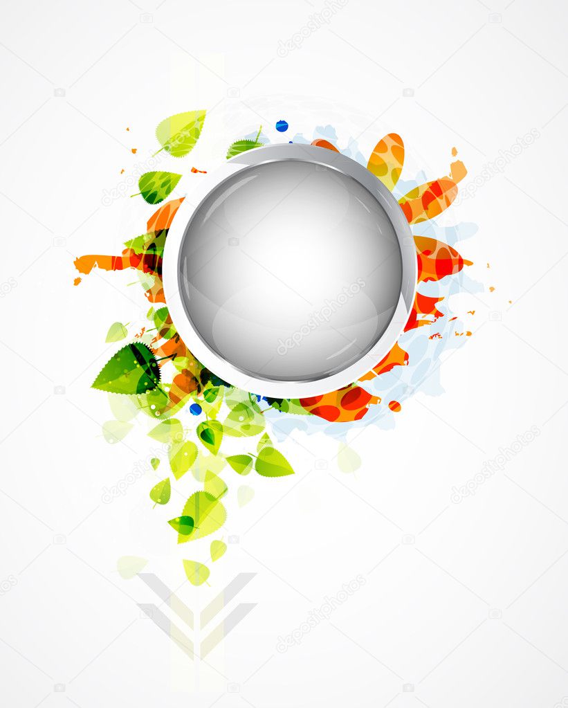 Vector nature abstract circle background — Stock Vector © akomov #6417628 Vector nature abstract circle background — Stock Vector © akomov #6417628