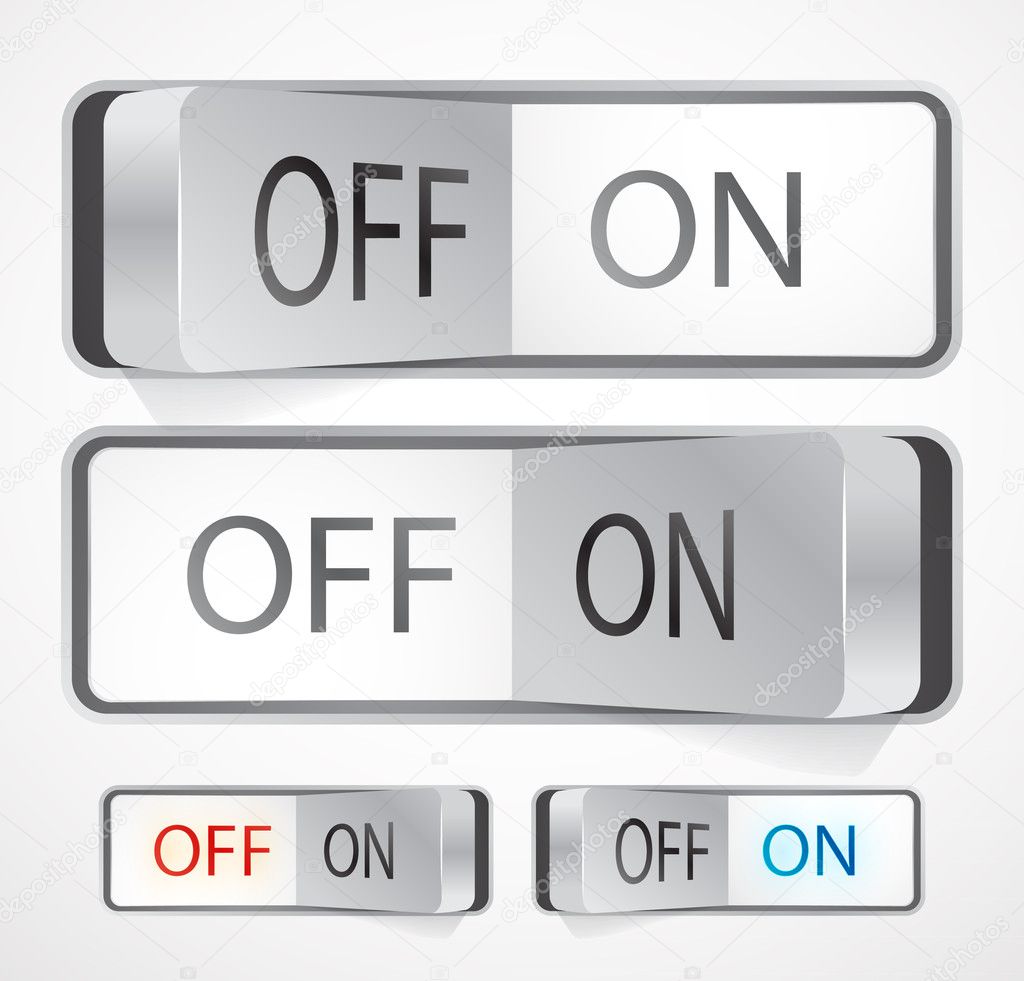 Toggle switch — Stock Vector © akomov #6633578 Toggle switch — Stock Vector © akomov #6633578