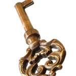 Vintage Brass Key — Stock Photo © robynmac #5526195