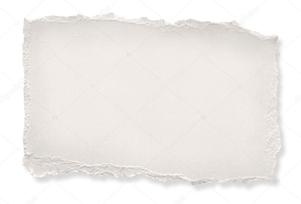 Torn Paper (with Path) — Stock Photo © robynmac #5526310