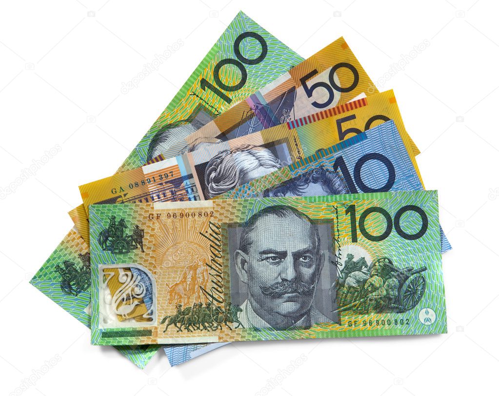 Australian Money (with Path) — Stock Photo © robynmac #5531936