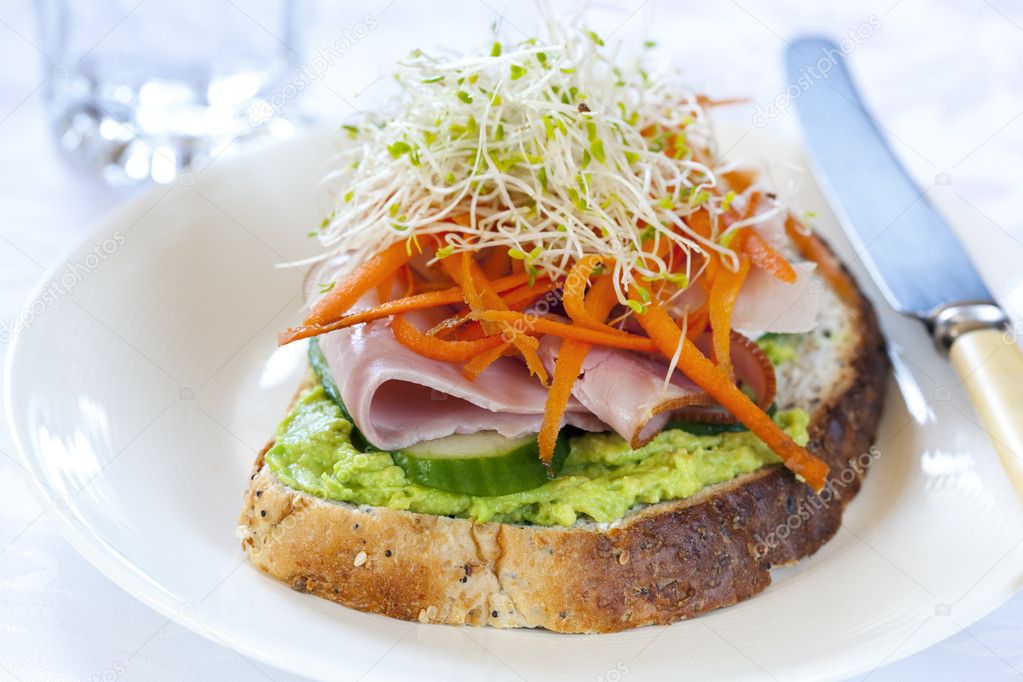 Open Sandwich — Stock Photo © robynmac #5534340