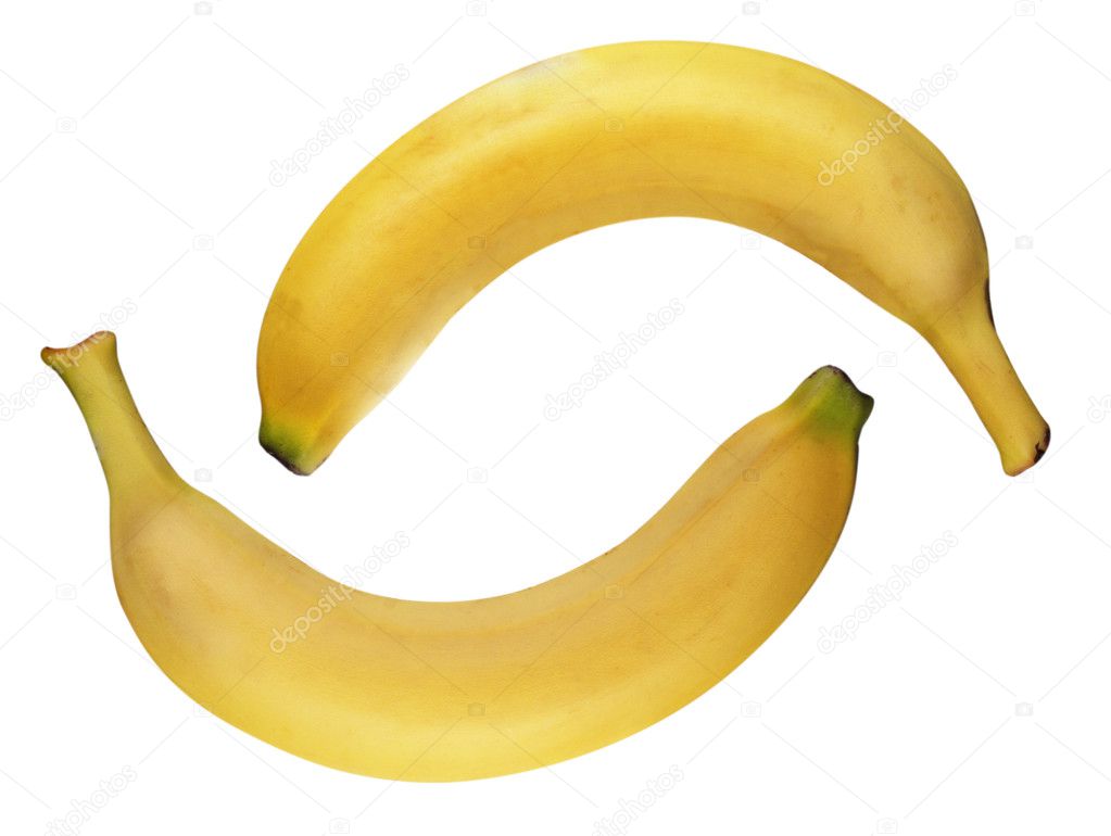 Two bananas — Stock Photo © chepko #5644391 Two bananas — Stock Photo © chepko #5644391