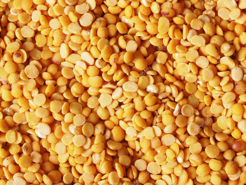 Yellow split peas — Stock Photo © zkruger #5929786