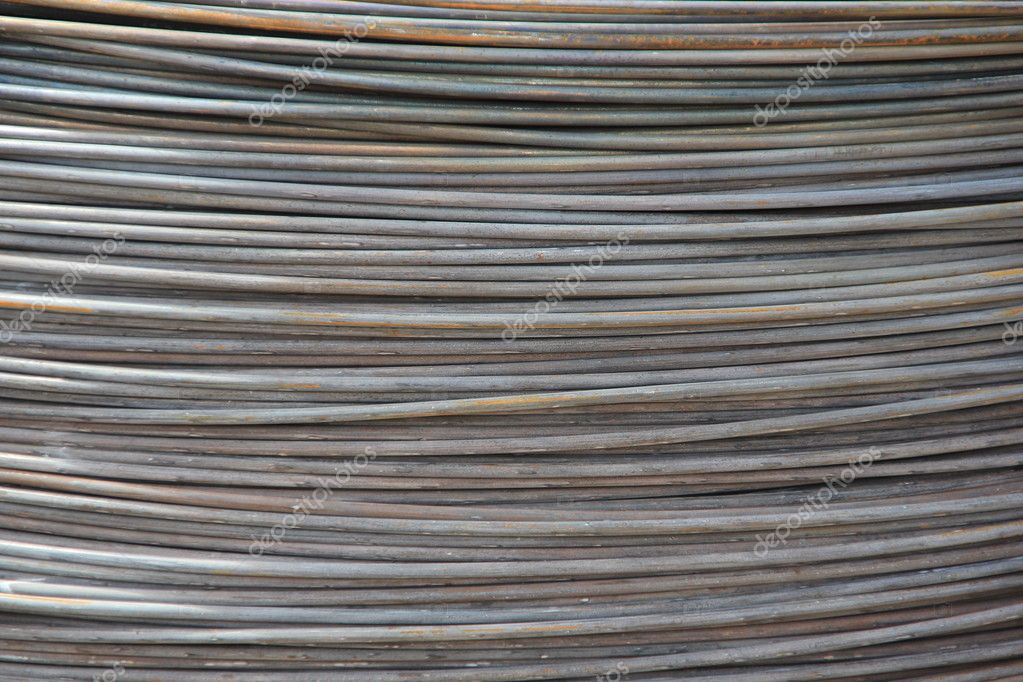 Hank iron wire, background — Stock Photo © herzogkwak #5842302