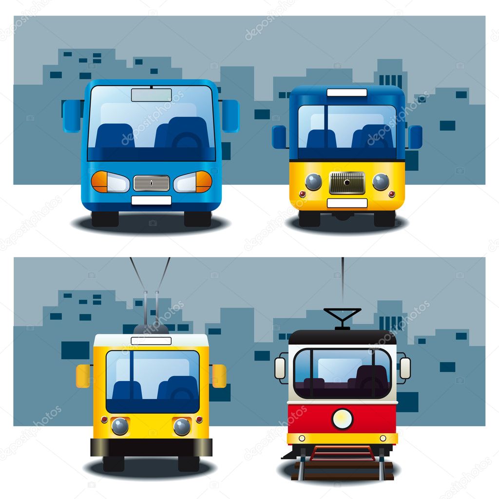 Trolley Bus Clipart Free