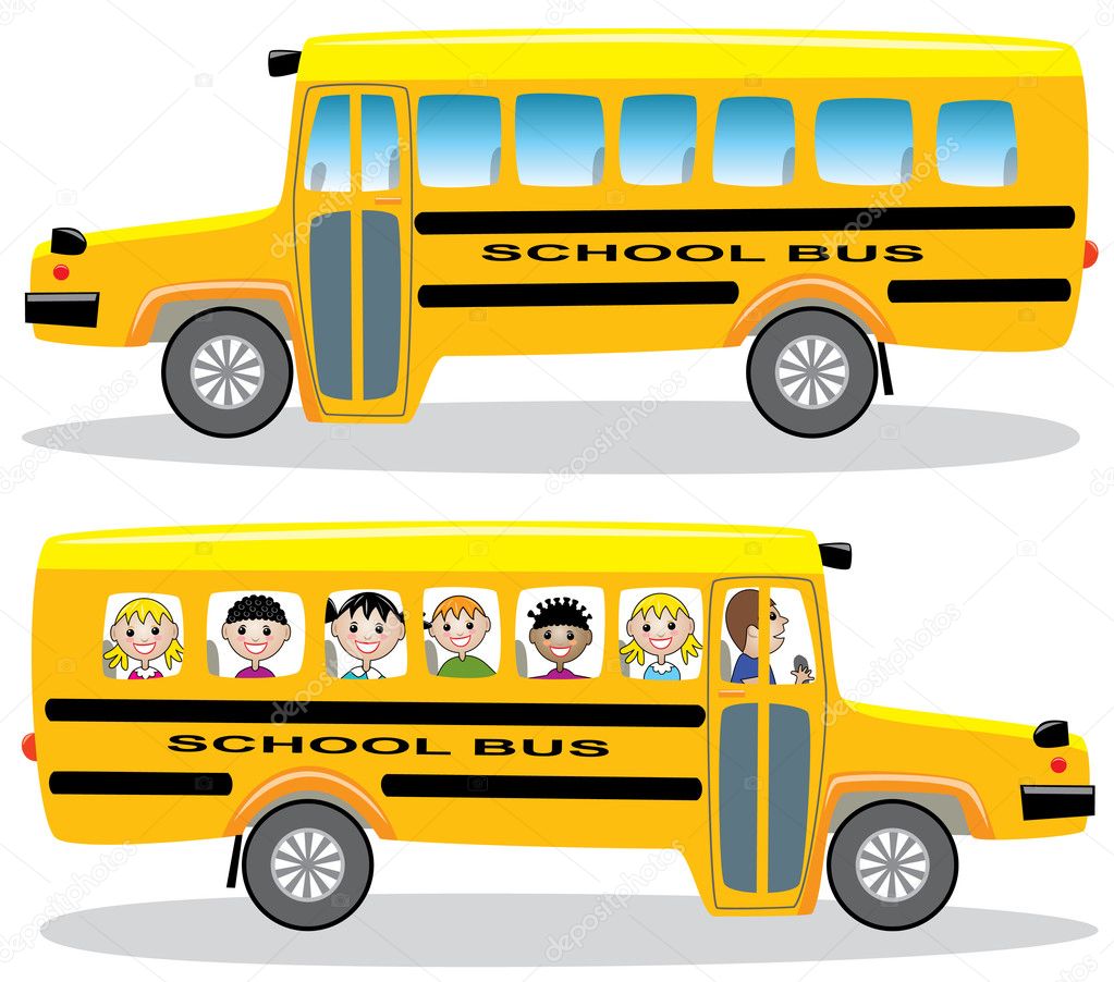 School buses — Stock Vector © dmstudio #6508877