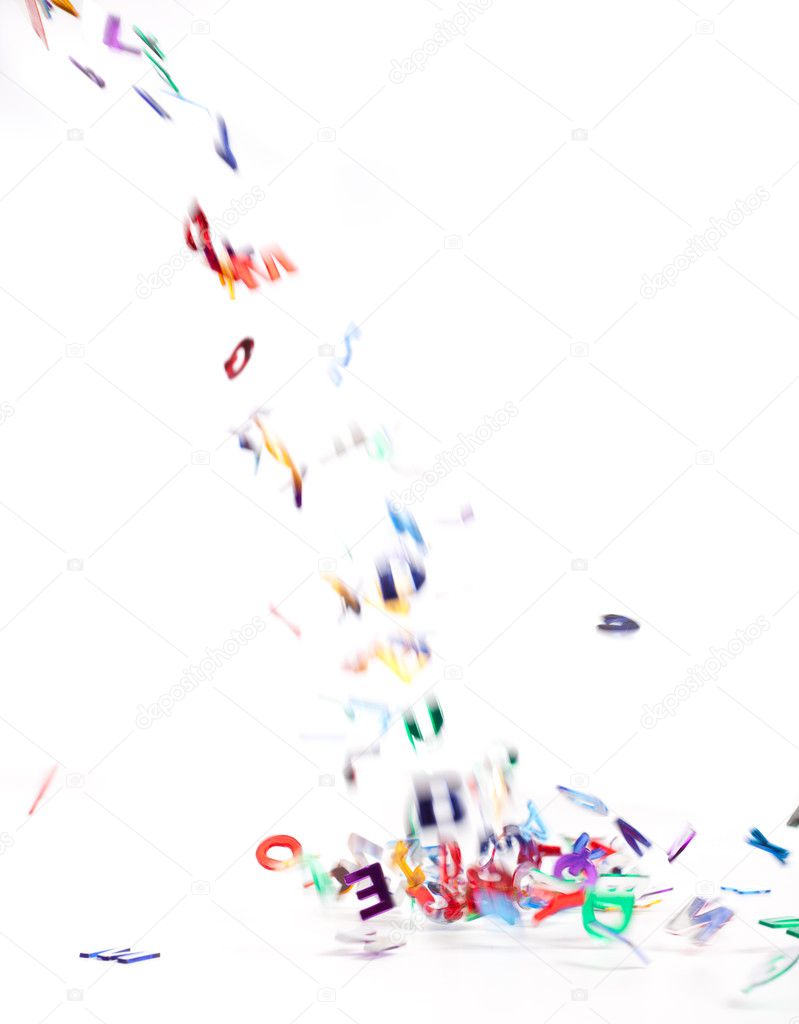 Falling letters Stock Photo by ©twixx 6706532
