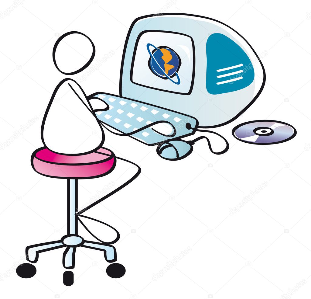 Funny netizen Stock Photo by ©lagartija 5665295