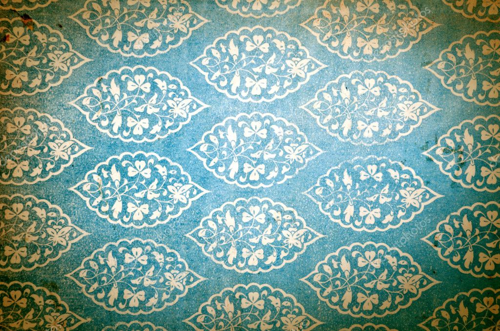 Blue Aged Paper with Ornaments Stock Photo by ©EnginKorkmaz 5795469