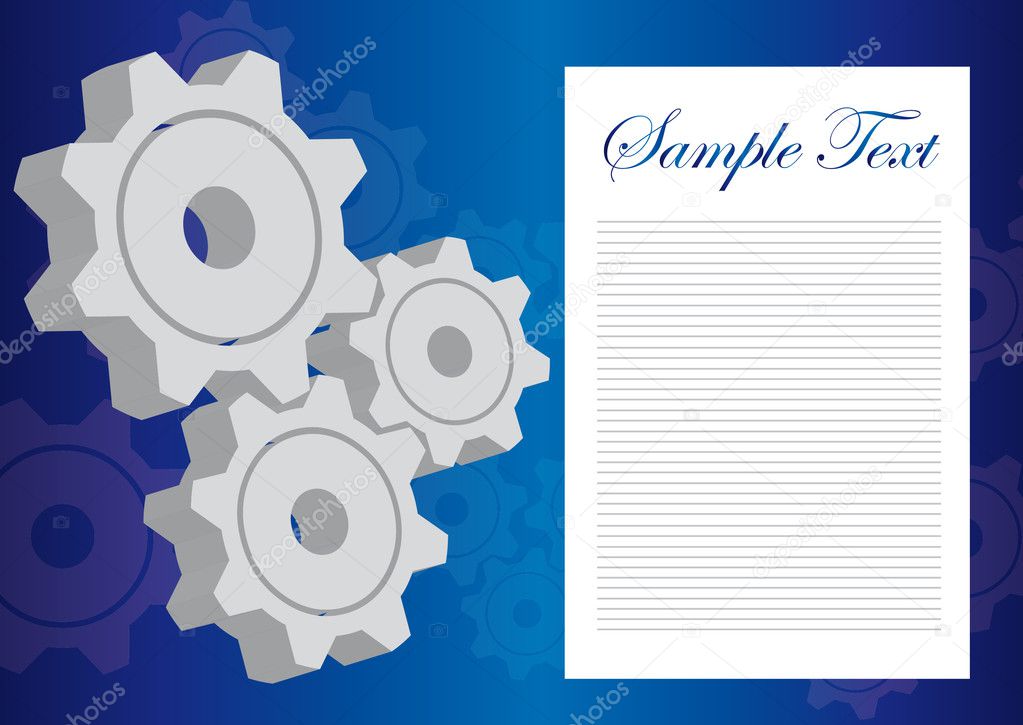 Blank gears Stock Vector Image by ©grgroupstock #6366402