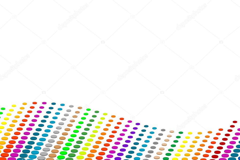 Halftone colorful dots background. Stock Vector by ©jurisam 5785249