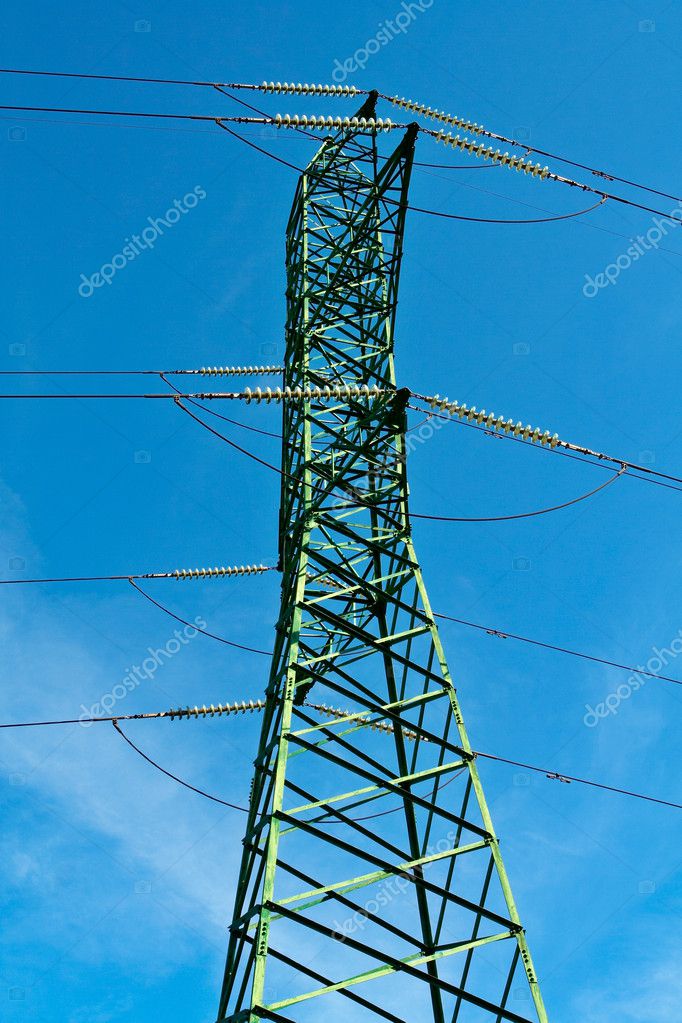 Power pole and cables — Stock Photo © broker #6348031