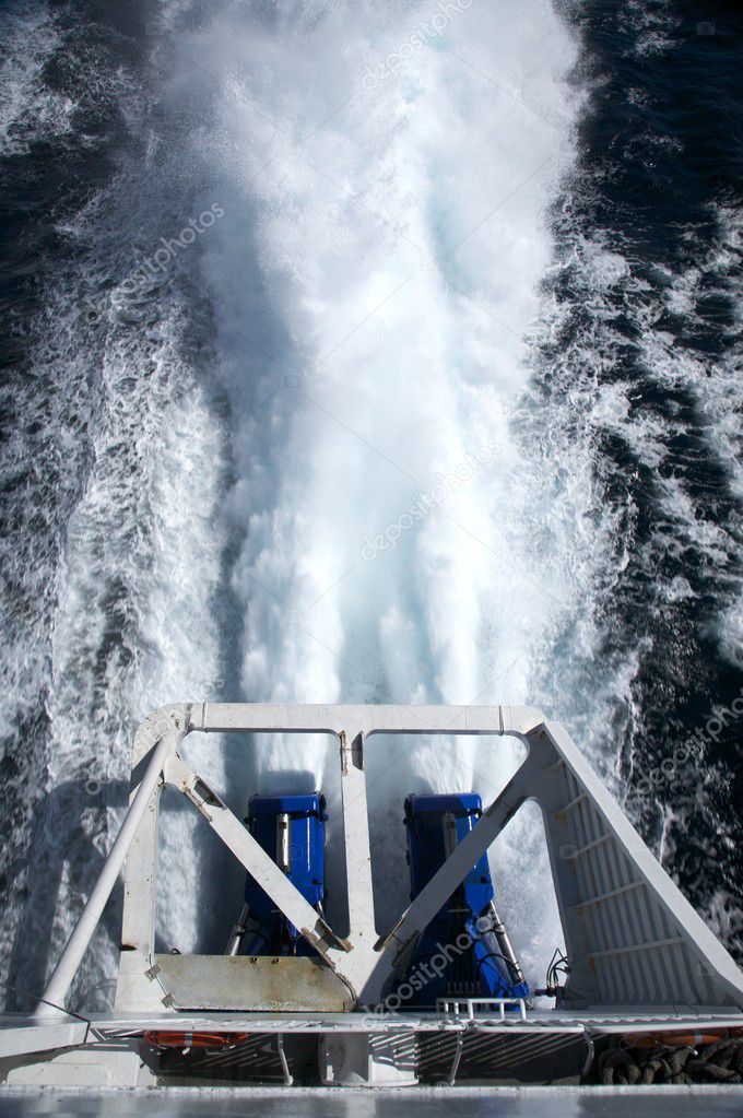 Boat jet engine — Stock Photo © quintanilla #6368955