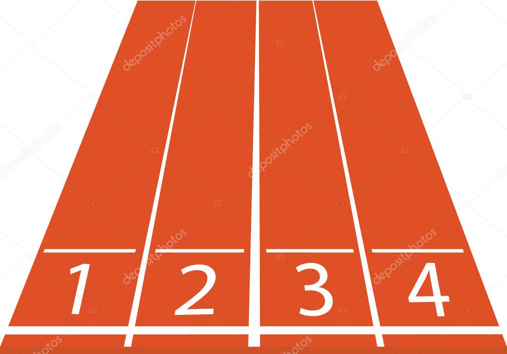 Athletics track illustration Stock Photo by ©drgaga 5861720