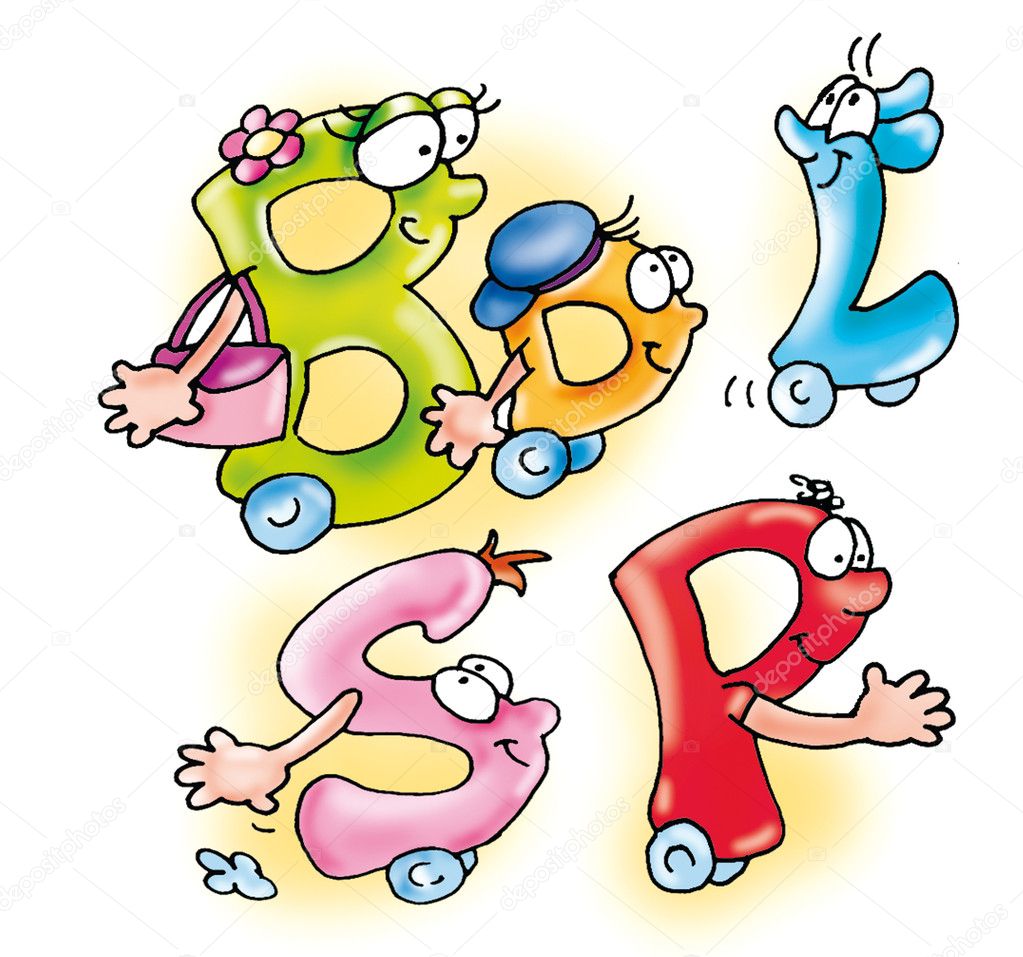 Letras animadas — Foto de stock © silviagaudenzi #5829060