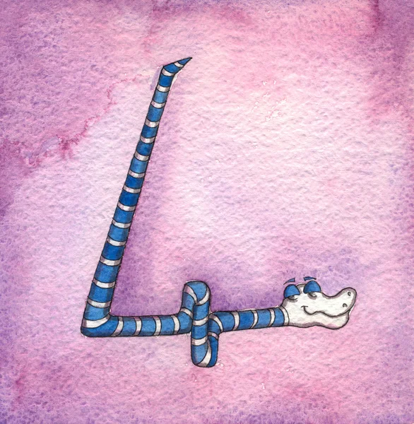 7 Snake,snake numbers, counting — Stock Photo © silviagaudenzi #5891672