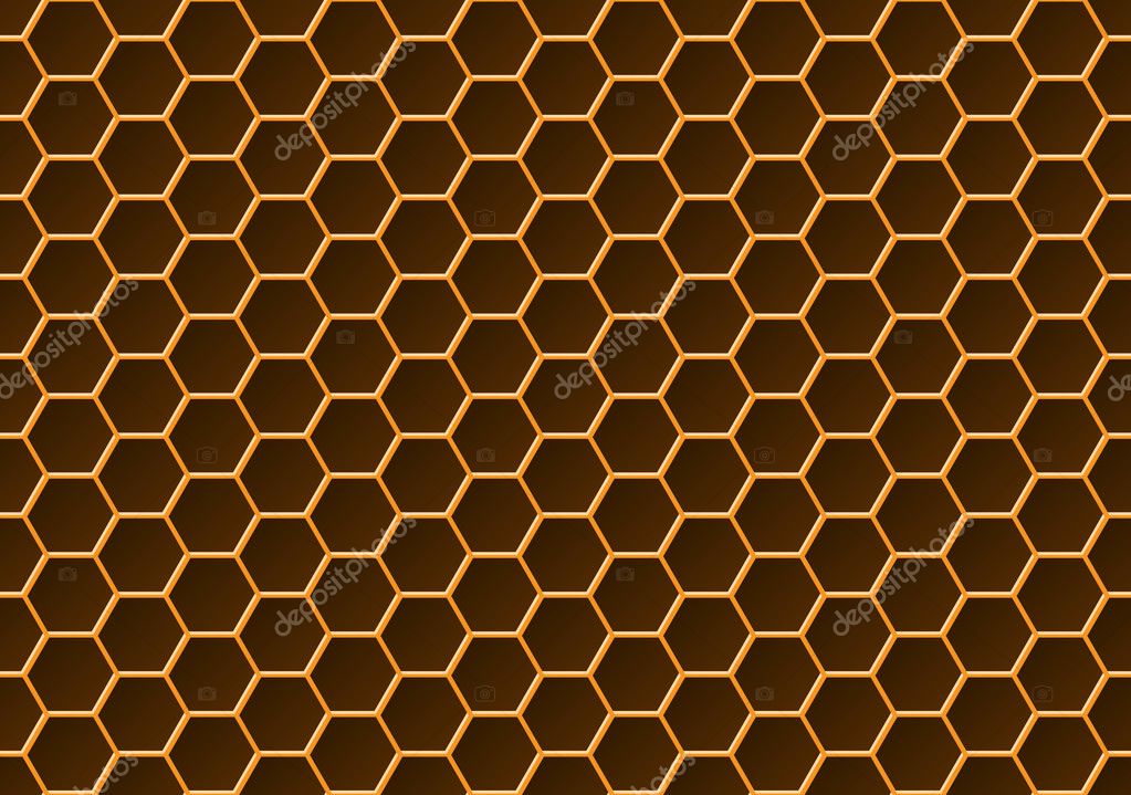 Honeycomb pattern — Stock Vector © kovacevic #5884865