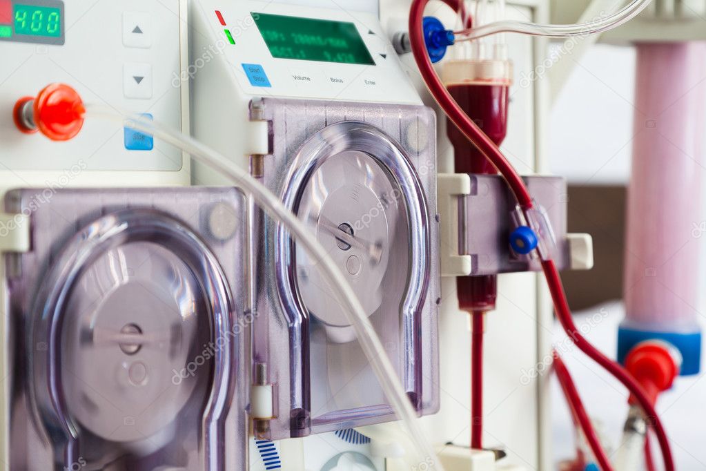 Dialysis device with rotating pumps — Stock Photo © beerkoff1 #5916564