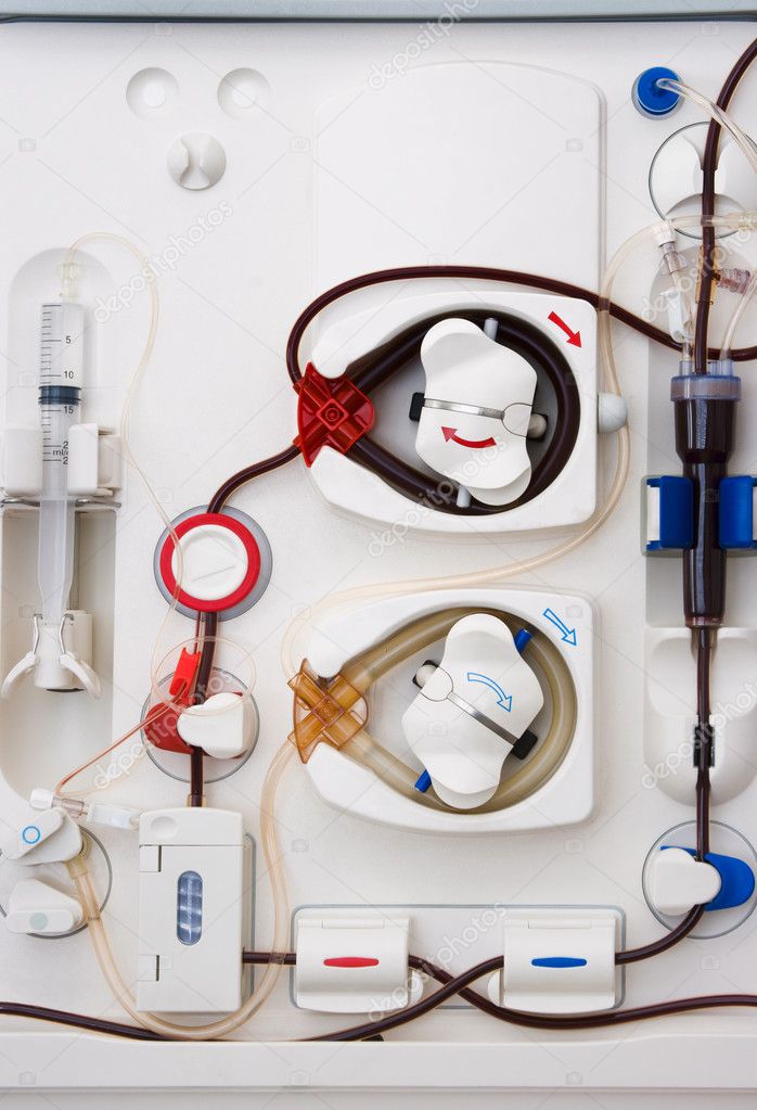 Arlificial kidney (dialysis) medical device Stock Photo by ©beerkoff1 ...